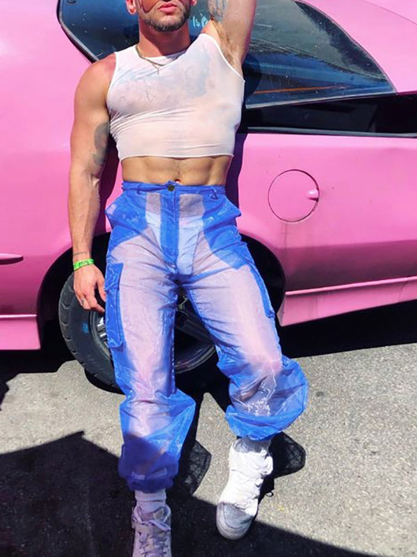 Men's Sexy See Through Mesh Pocket Pants SKUI08569 – INCERUNMEN