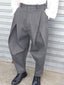 Mens Plain Cross Pleated Pants SKUJ14195 – INCERUNMEN