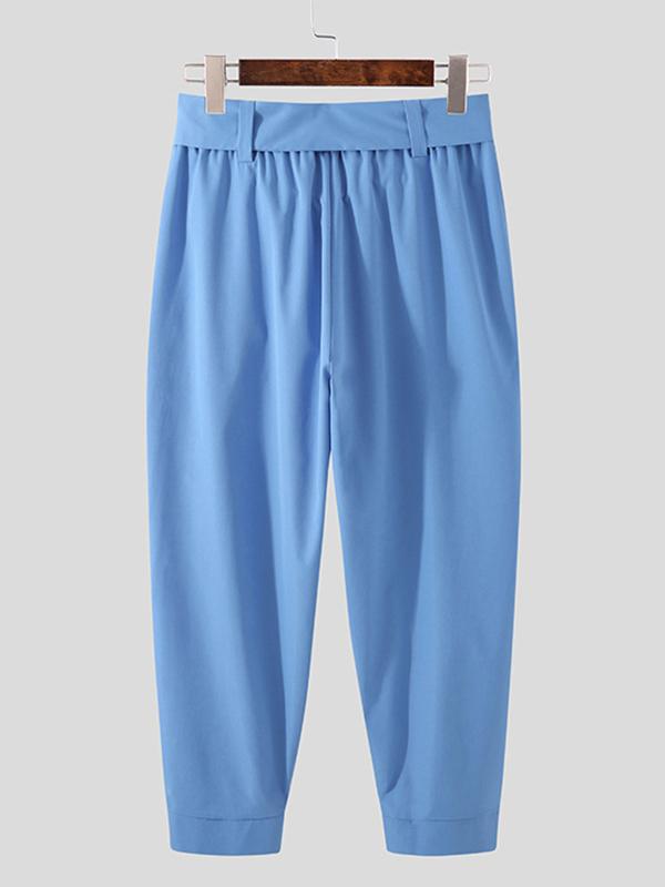 INCERUN Men's Casual Solid Color Loose Pants SKUH95615 – INCERUNMEN